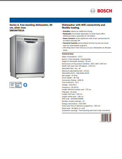 SMS4HTI01A – Tech Spec
