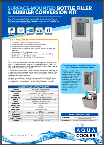 Gladiator Chillers – Tech Spec
